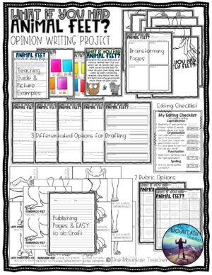 What If You Had Animal Feet Writing Activity | Animal Adaptation ...