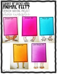 What If You Had Animal Feet Writing Activity | Animal Adaptation ...