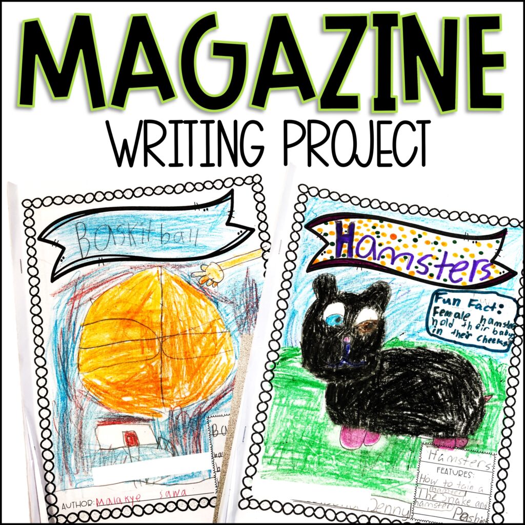 Magazine Template | Cumulative Writing Passion Project - Made By Teachers