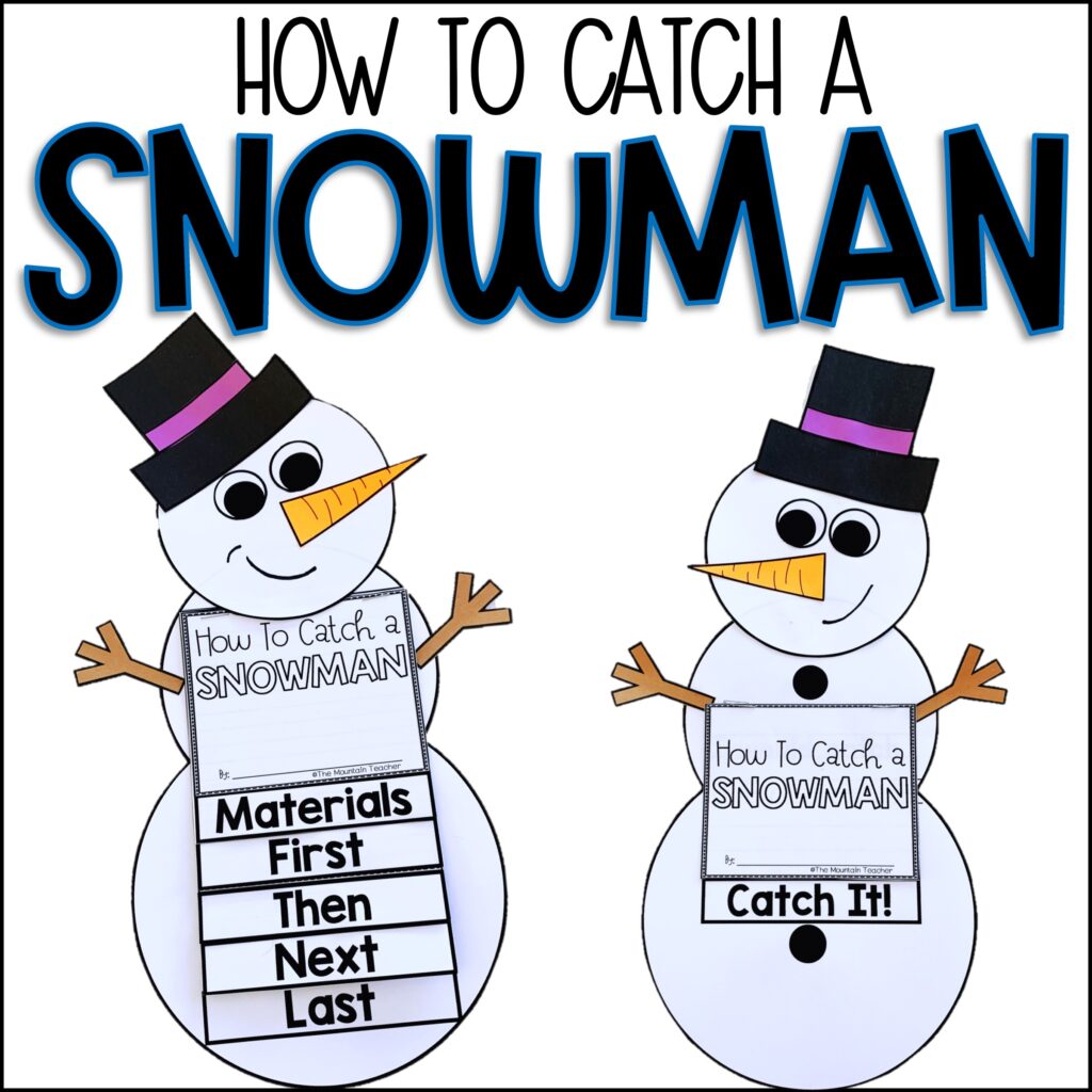 How To Catch a Snowman Writing Template and Craft | Made By Teachers