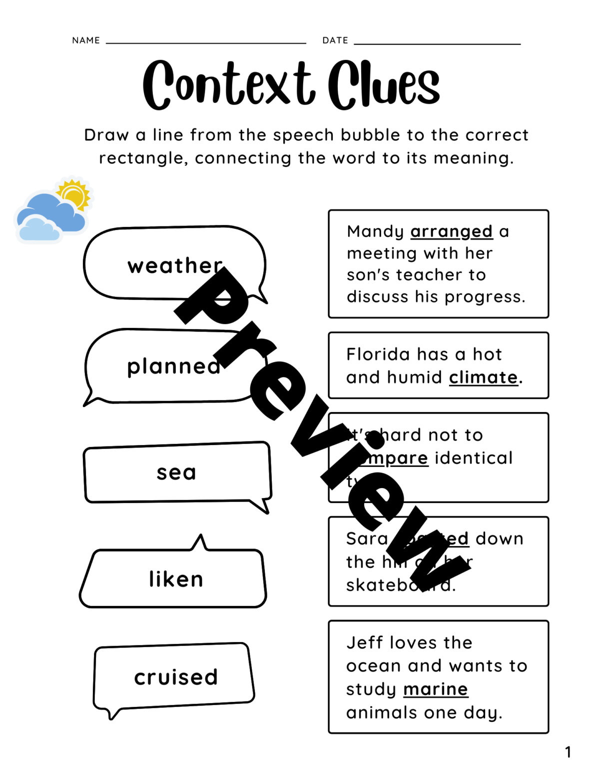 Context Clues Activities | Made By Teachers