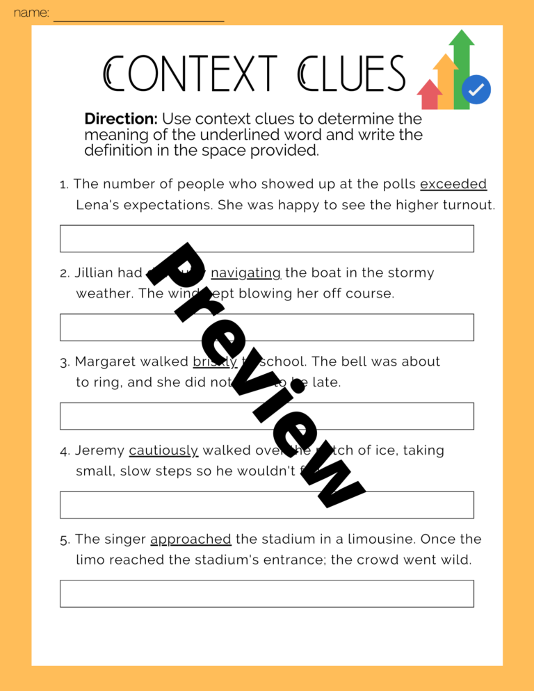 Context Clues Activities | Made By Teachers