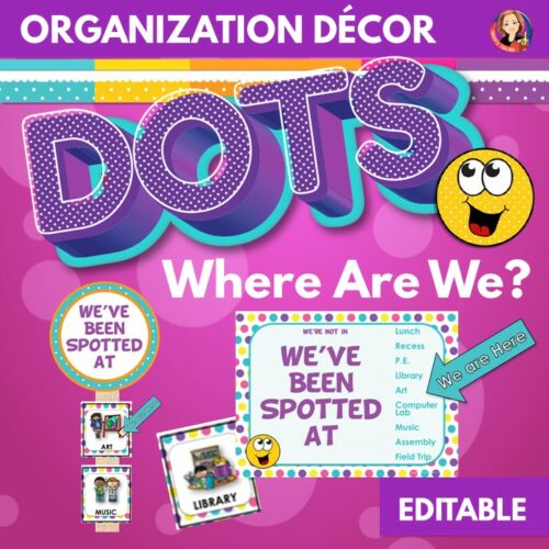Where Are We Door Sign Poster for Classroom Management | Made By Teachers