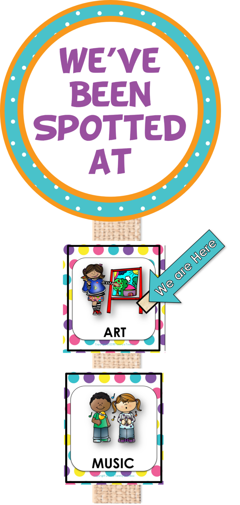 Where Are We Door Sign Poster for Classroom Management | Made By Teachers