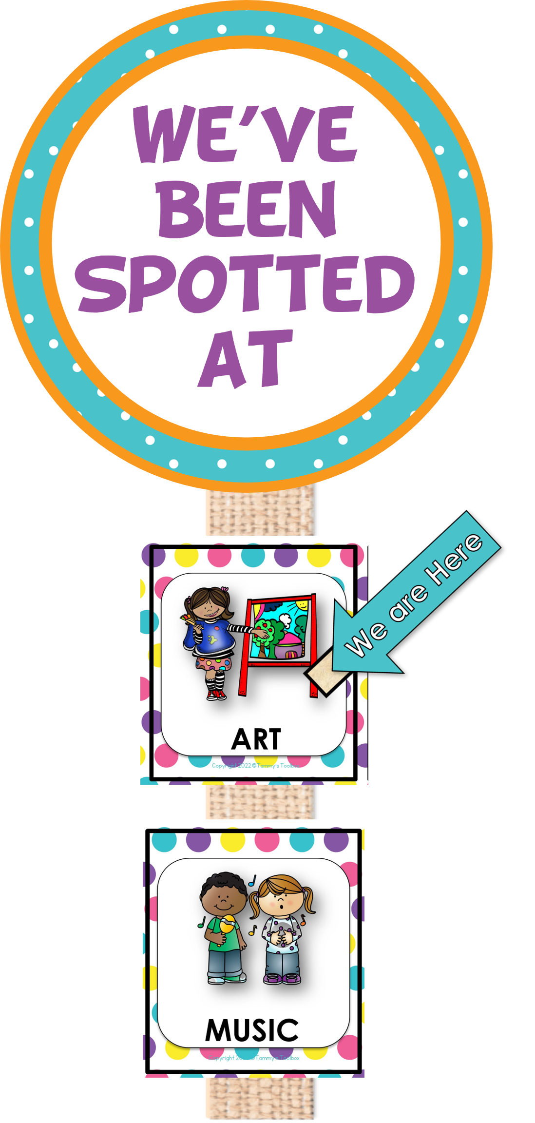 Where Are We Door Sign Poster for Classroom Management | Made By Teachers