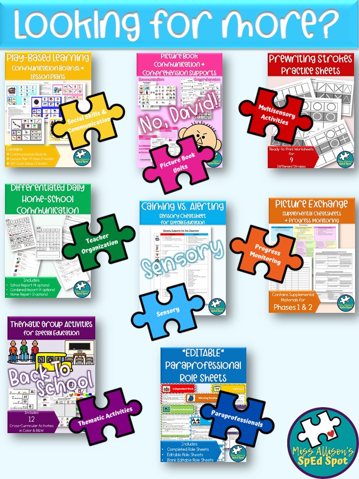 Calming and Alerting Sensory Folders for Occupational Therapists and ...