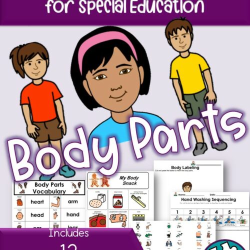 Body Parts Thematic Unit for Preschool, Elementary, and Special ...