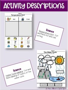 Spring and Weather Thematic Unit for Preschool, Elementary and Special ...