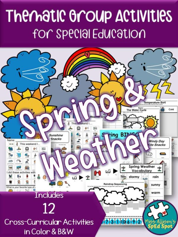 Plants & Flowers Thematic Group for Special Ed | Made By Teachers