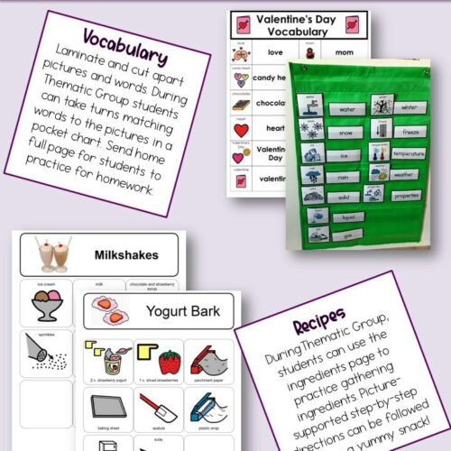 Valentine's Day Thematic Unit for Preschool, Elementary, and Special Ed ...