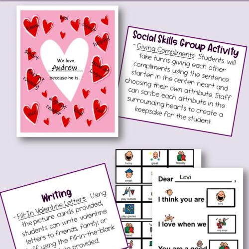 Valentine's Day Thematic Unit for Preschool, Elementary, and Special Ed ...