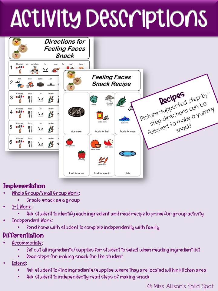 Emotions Thematic Unit for Preschool, Elementary, and Special Education ...