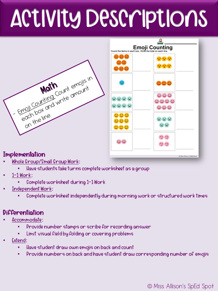 Emotions Thematic Unit for Preschool, Elementary, and Special Education ...
