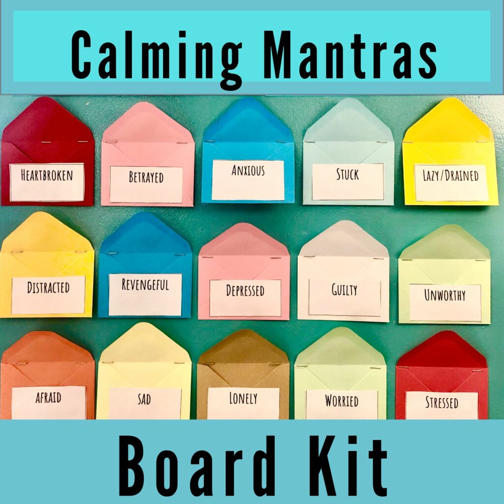 Bulletin Board Kit | Classroom Decor for Mindfulness, Mantras and CBT ...