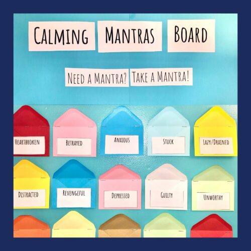 Bulletin Board Kit | Classroom Decor for Mindfulness, Mantras and CBT ...