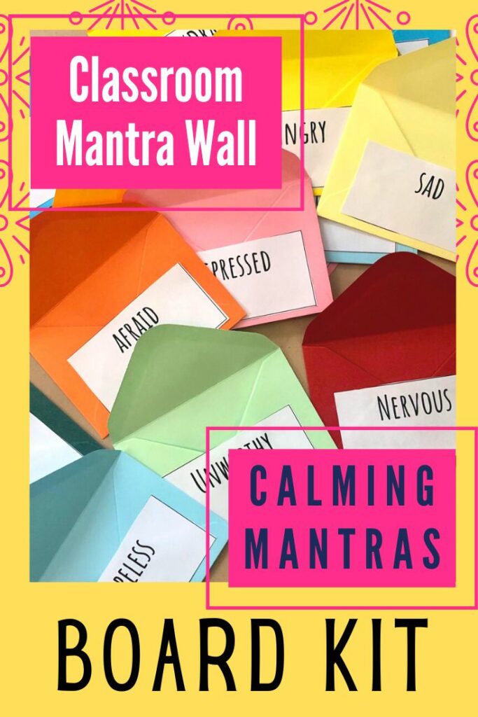 Bulletin Board Kit | Classroom Decor for Mindfulness, Mantras and CBT ...