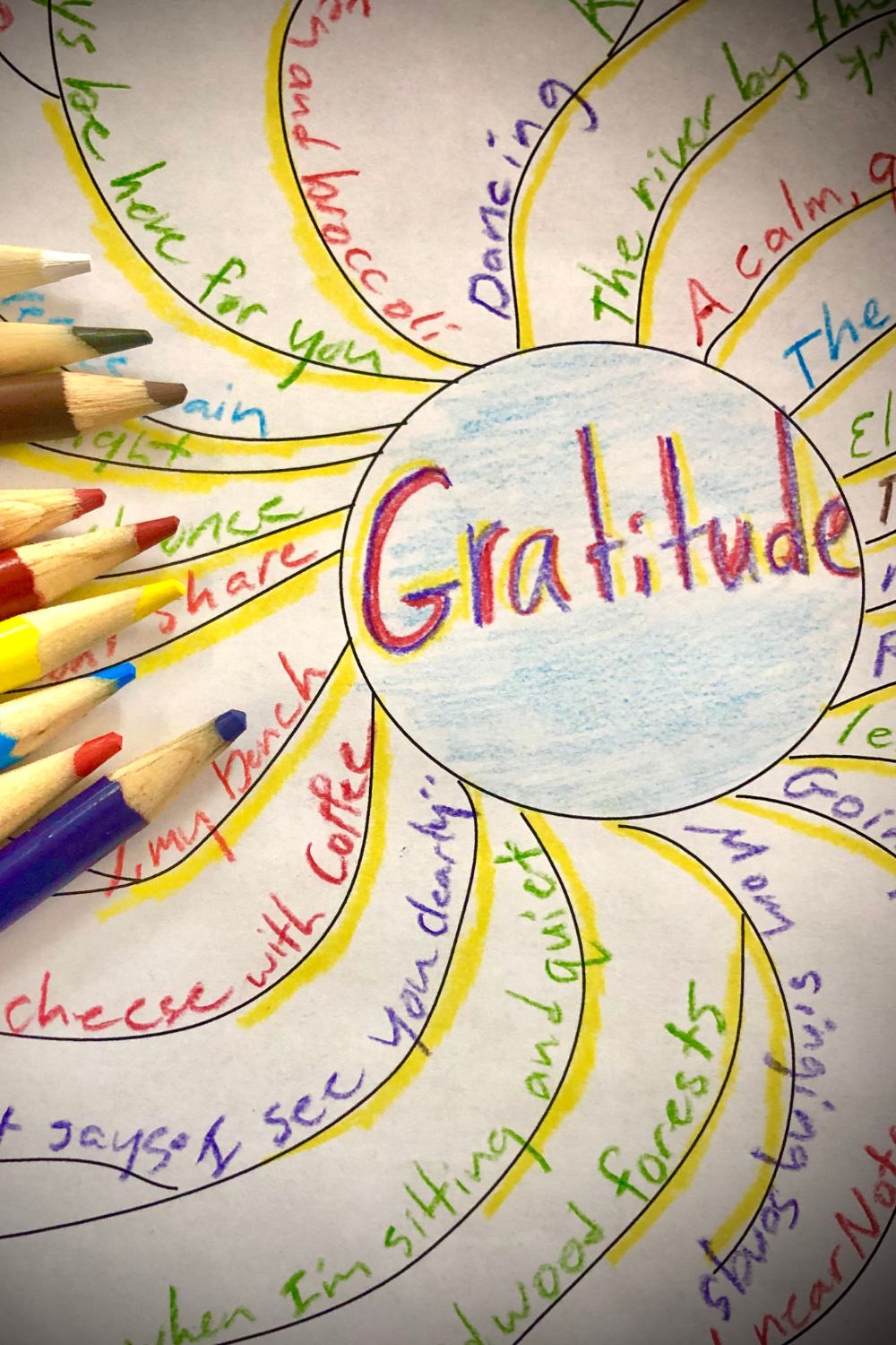 Gratitude Mandala | Fun Coloring and Writing Activity | Made By Teachers