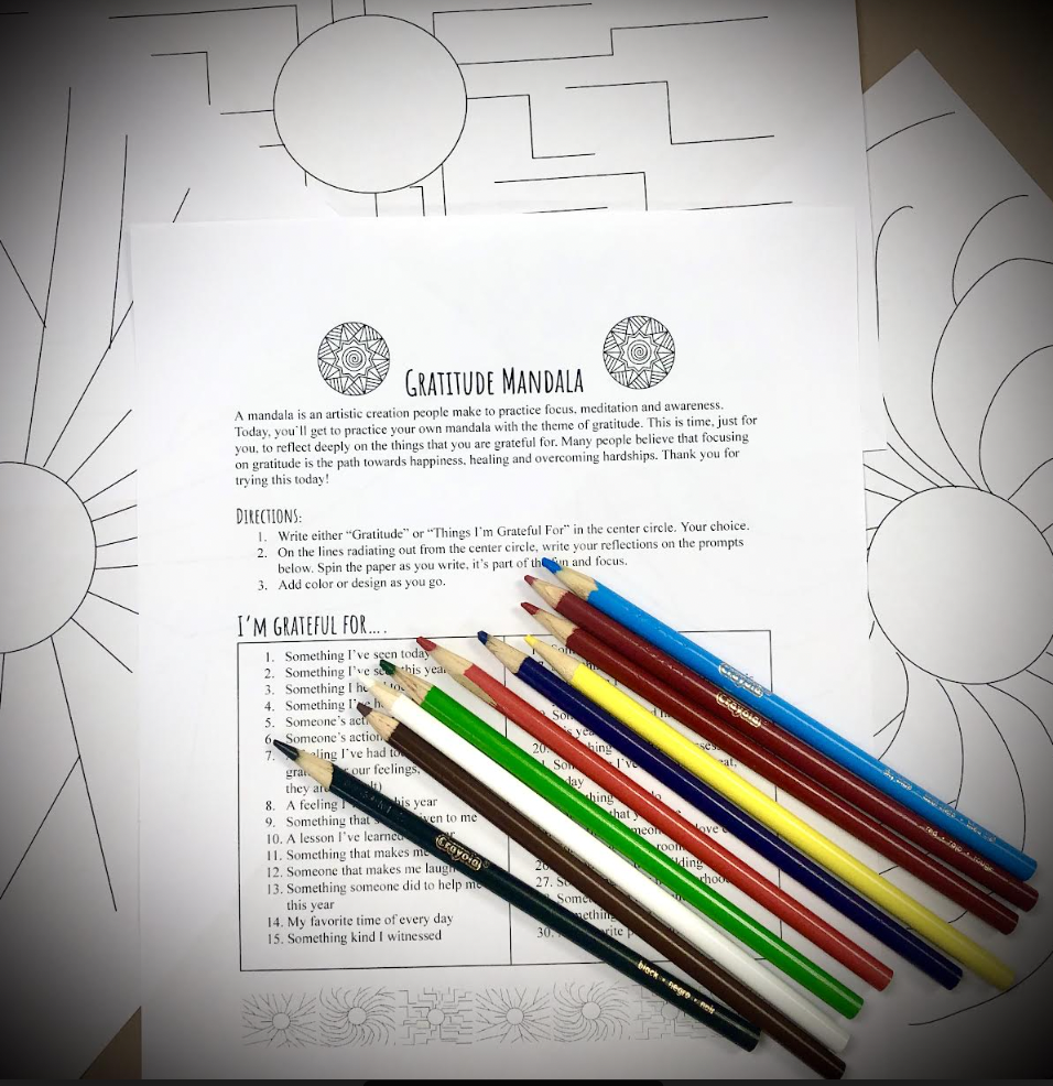 Gratitude Mandala | Fun Coloring and Writing Activity - Made By Teachers