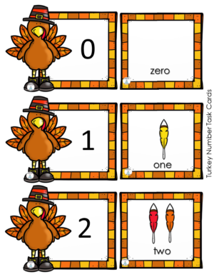 Counting (1-20) - Turkey Number Match - Made By Teachers