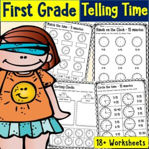First Grade Telling Time worksheets | Made By Teachers