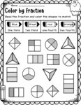 First Grade Fractions Worksheets | First Grade Partitioning Worksheets ...
