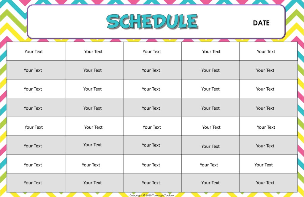 Digital Morning Meeting and Assignment Slides in Bright Colors - Made ...