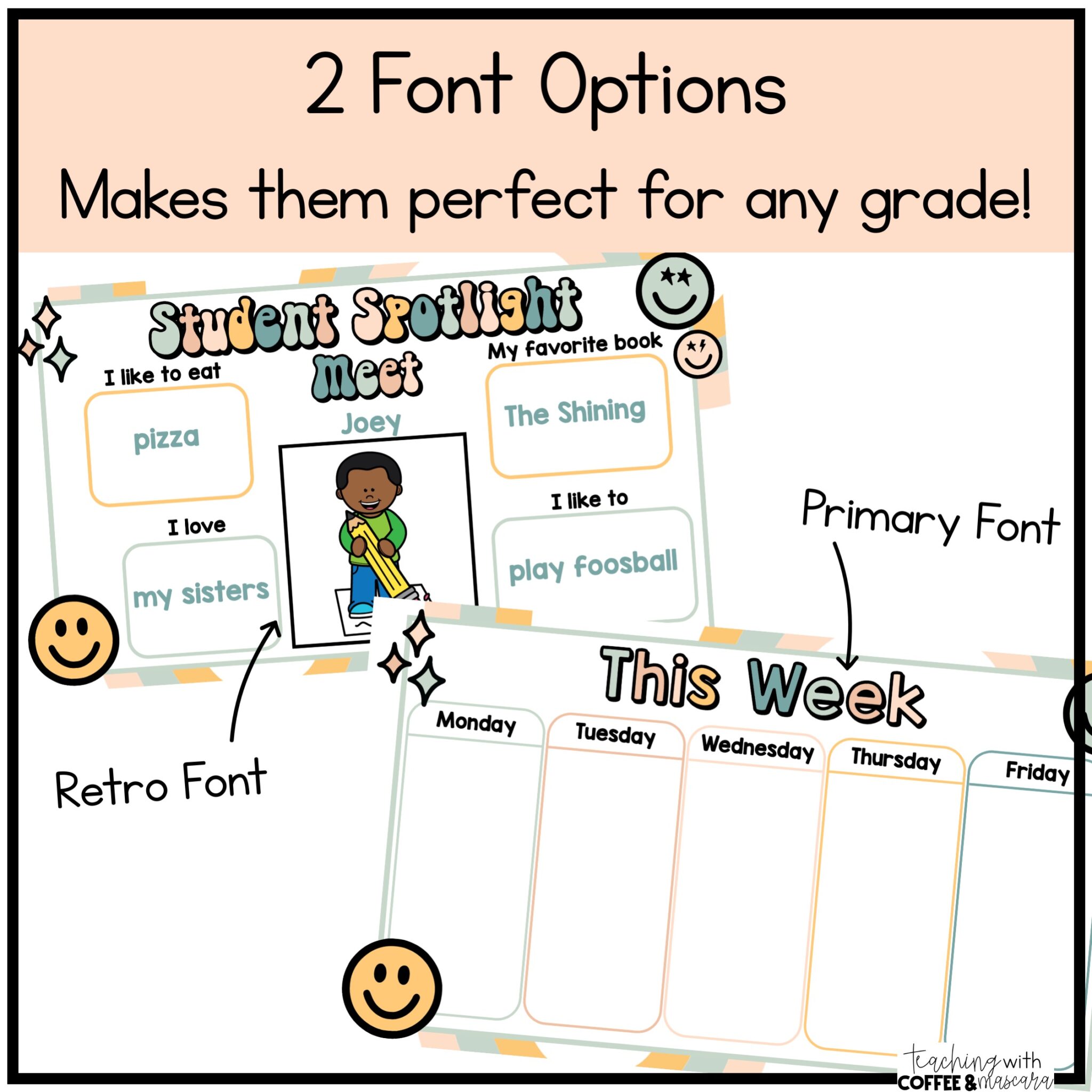 Retro Daily Slides Templates - Made By Teachers