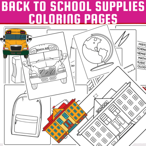 Back to School Coloring Pages ,Back to school Activity | Made By Teachers