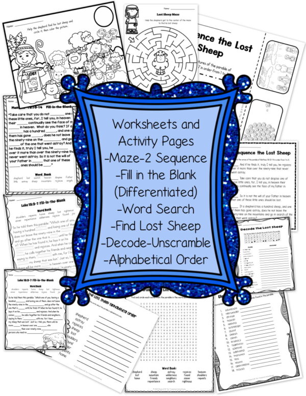 The Lost Sheep Worksheet & Activity Pack - Made By Teachers