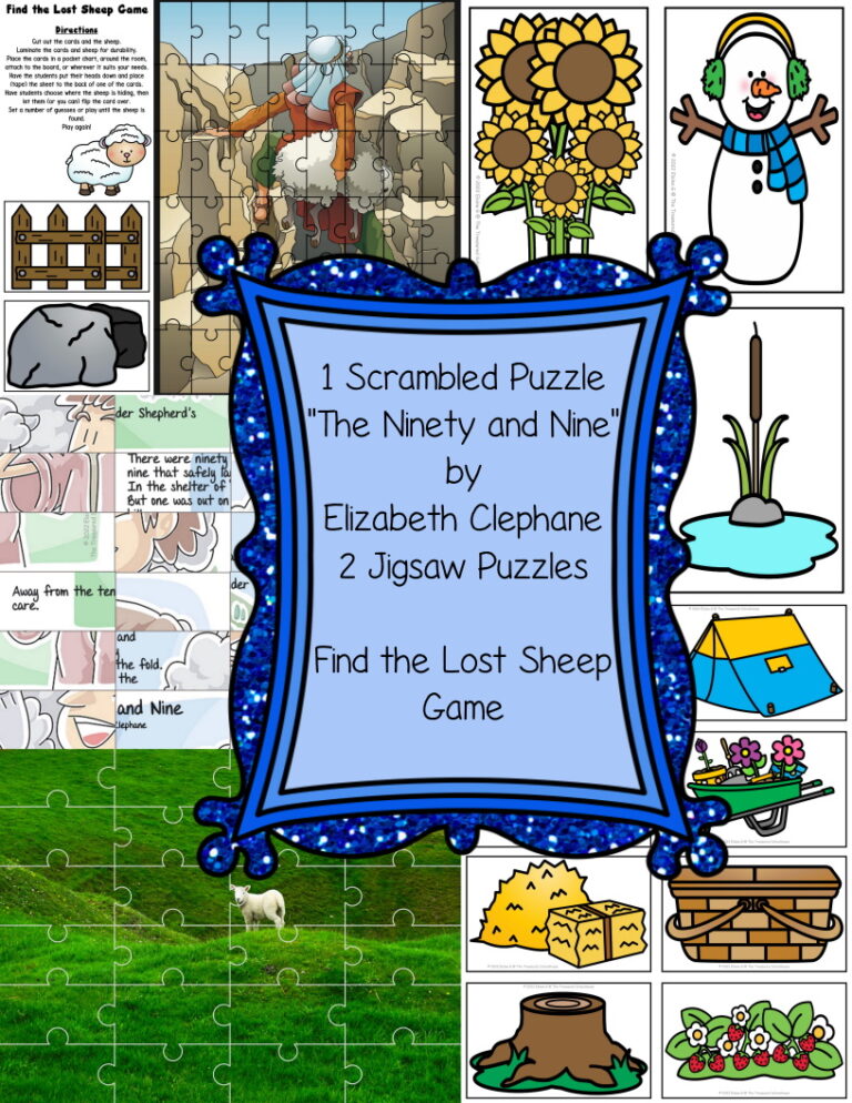The Lost Sheep Worksheet & Activity Pack - Made By Teachers