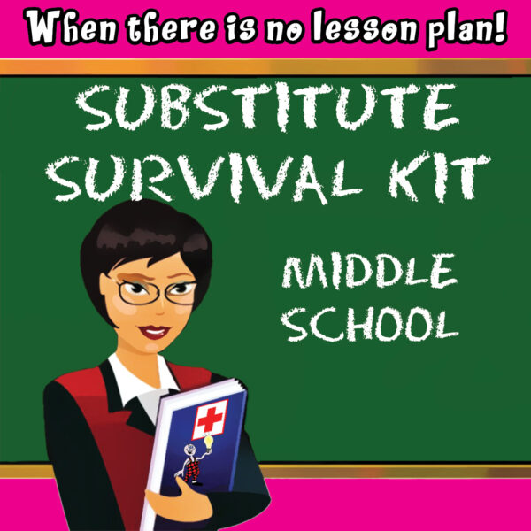 SUBSTITUTE TEACHER EMERGENCY 80 NO PREP ACTIVITIES - Made By Teachers