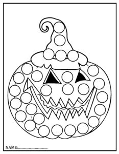 Halloween Dot Marker Activity Book Back to school Activity , Bingo ...