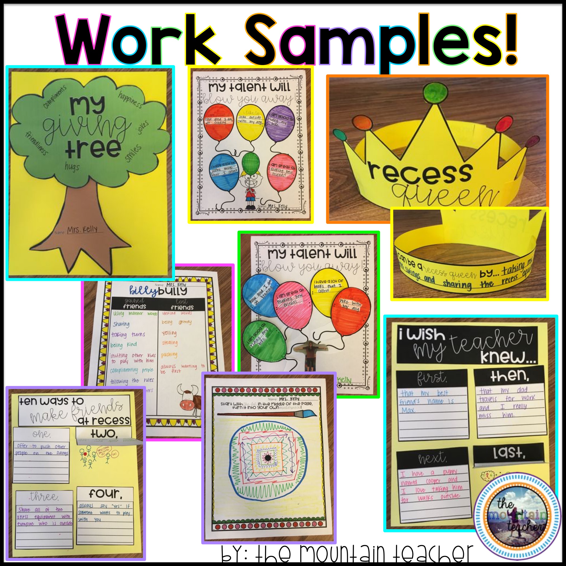 Character Building Unit | 10 Back to School Get to Know You Activities ...