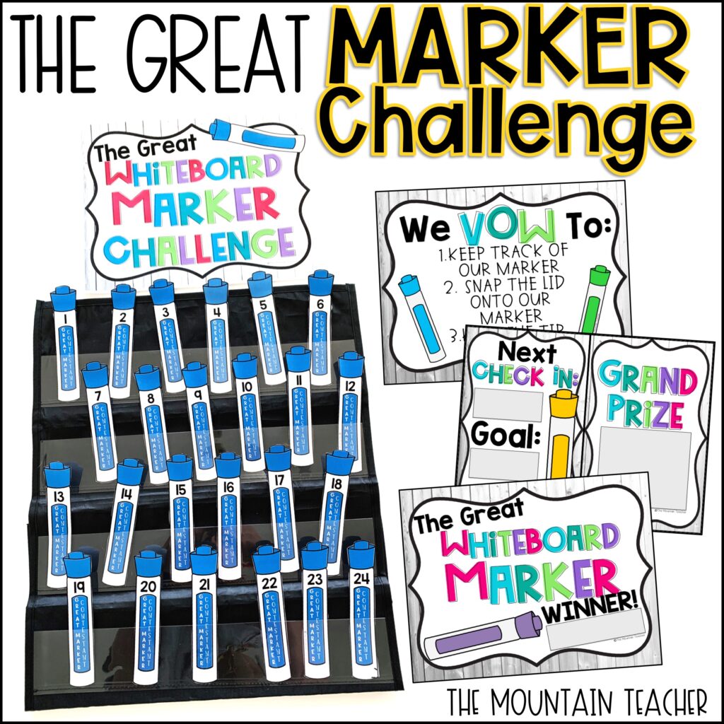 The Great Whiteboard Marker Challenge Editable | Made By Teachers