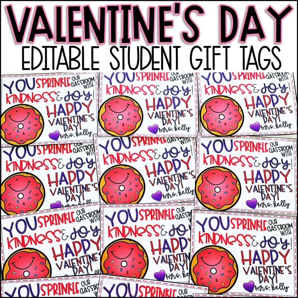 Valentines Day Gift Tag to Students | Made By Teachers