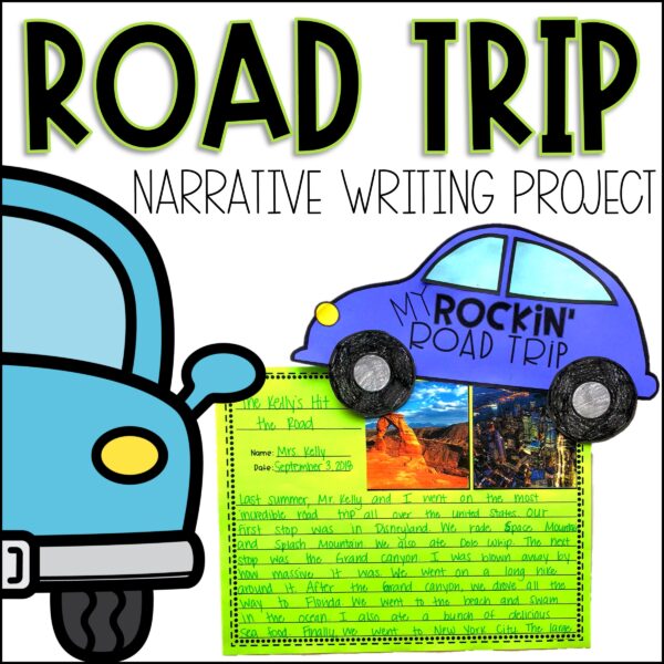 Road Trip Imaginative Narrative Writing Prompt and Activity | Made By ...
