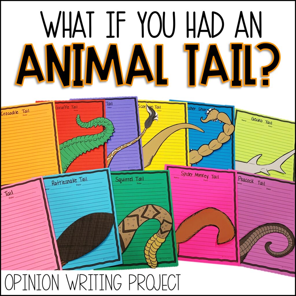What If You Had an Animal Tail Writing Activity | Animal Adaptation ...