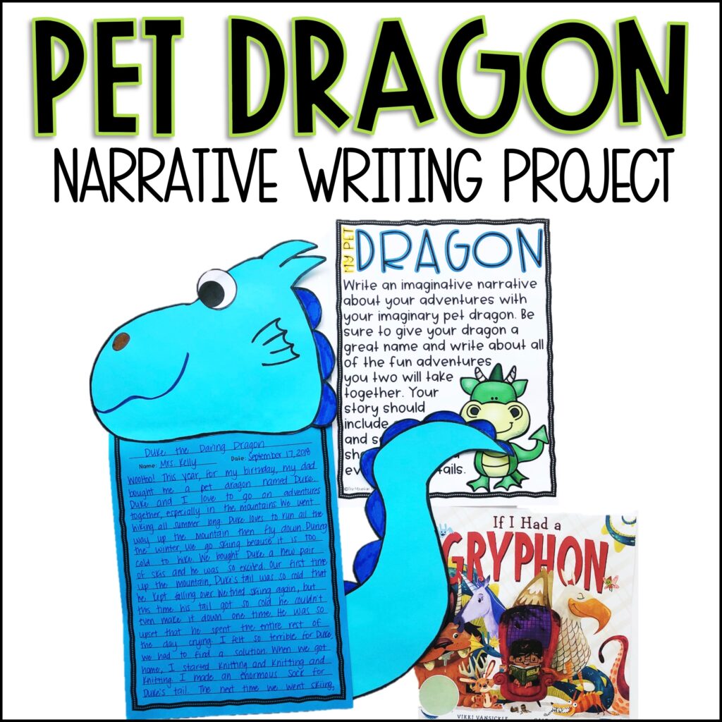 My Pet Dragon Narrative Writing Prompt and Activity | Made By Teachers