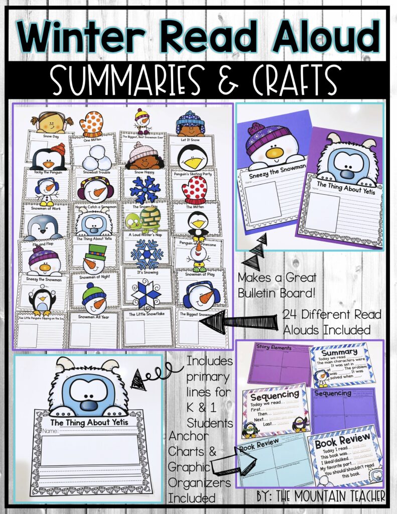 Winter Read Alouds with Activities - Made By Teachers