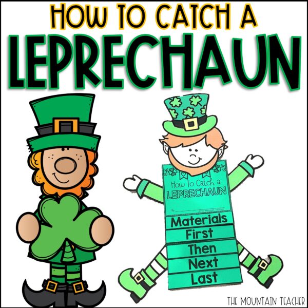 How To Catch a Leprechaun March Writing Template and Bulletin Board ...