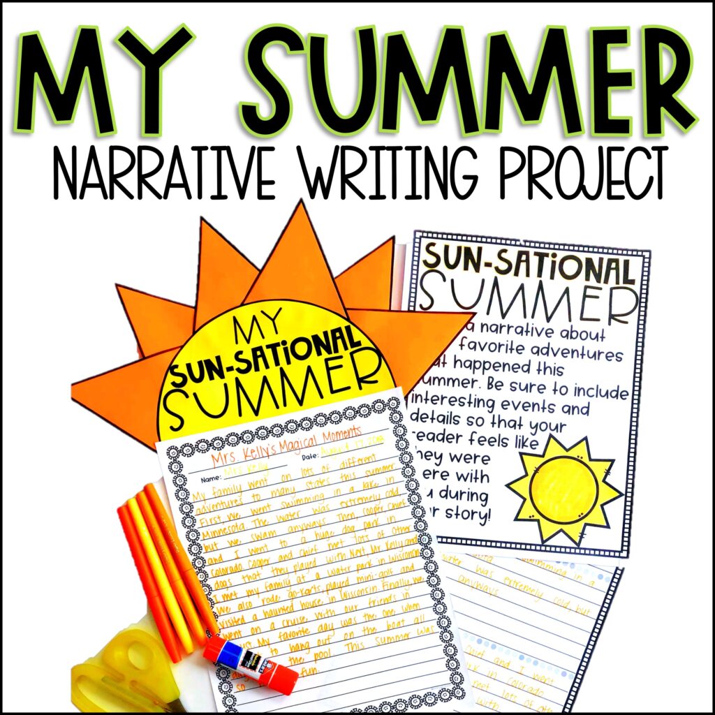 Summer Narrative Writing Activity and Prompt - Made By Teachers
