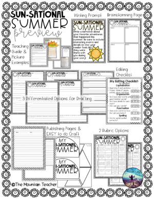 Summer Narrative Writing Activity and Prompt - Made By Teachers