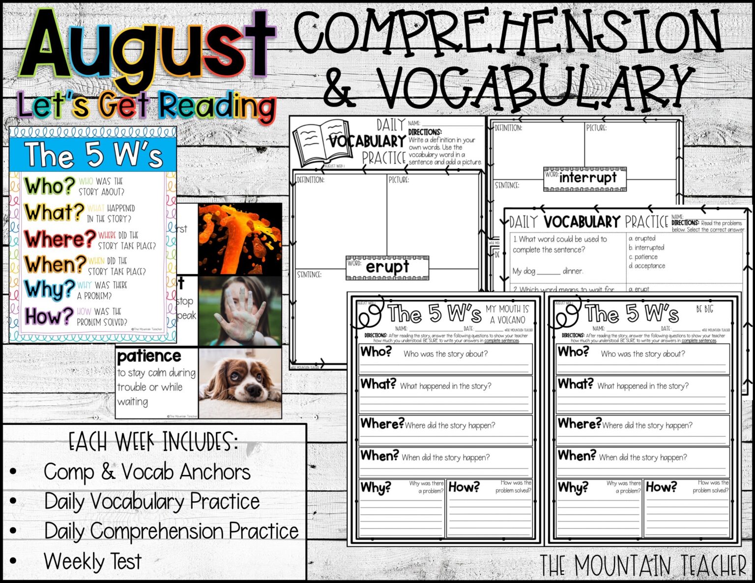 August DIGITAL Lets Get Reading 2nd Grade Reading Activities and Videos ...