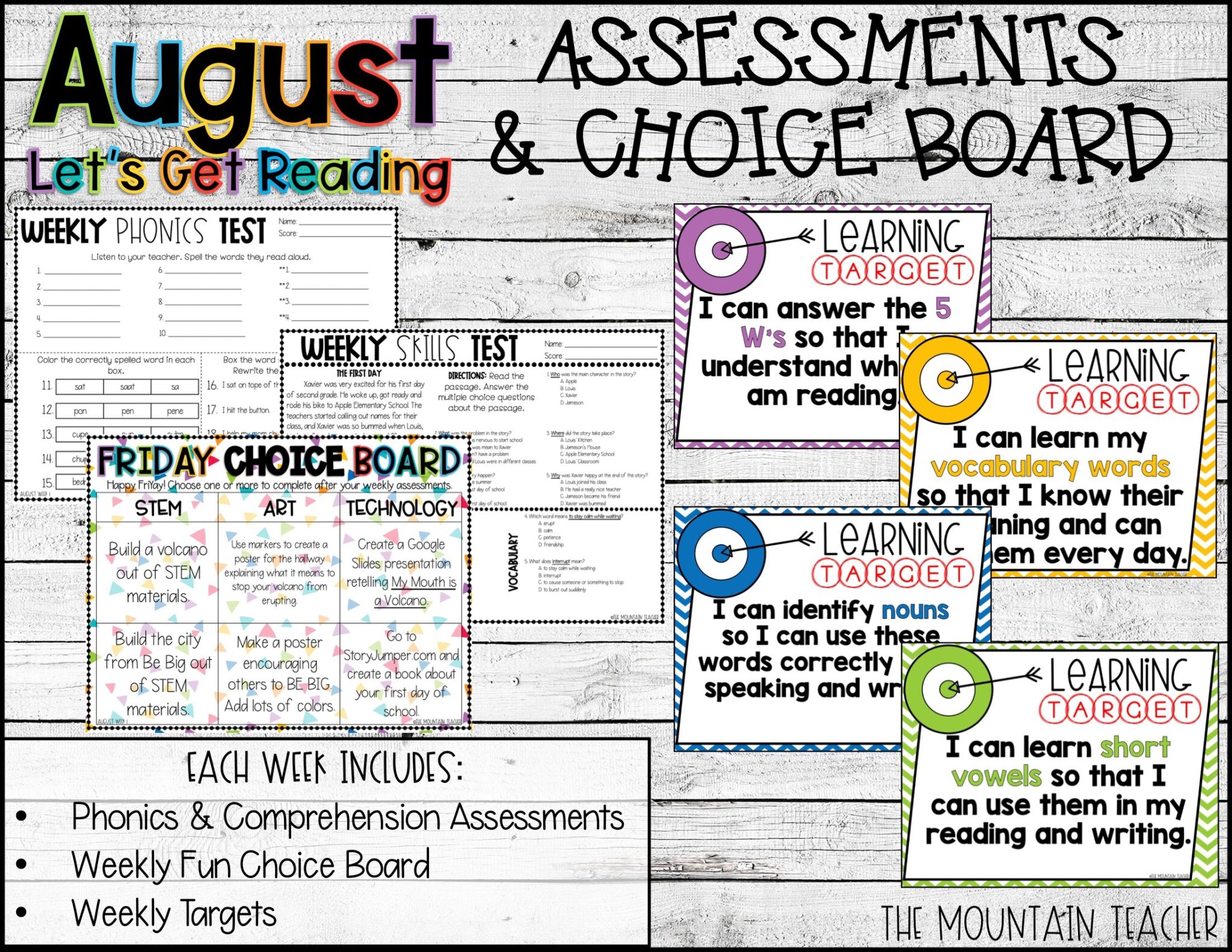 August DIGITAL Lets Get Reading 2nd Grade Reading Activities and Videos ...