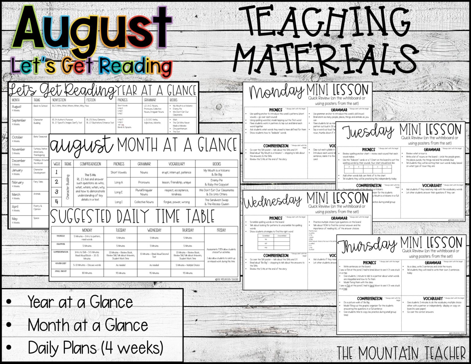 August DIGITAL Lets Get Reading 2nd Grade Reading Activities and Videos ...