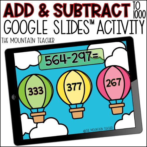 3 Digit Addition and Subtraction with Regrouping | Google Slides Math ...