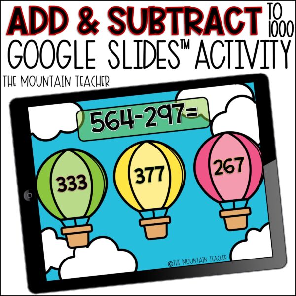 3 Digit Addition and Subtraction with Regrouping | Google Slides Math ...