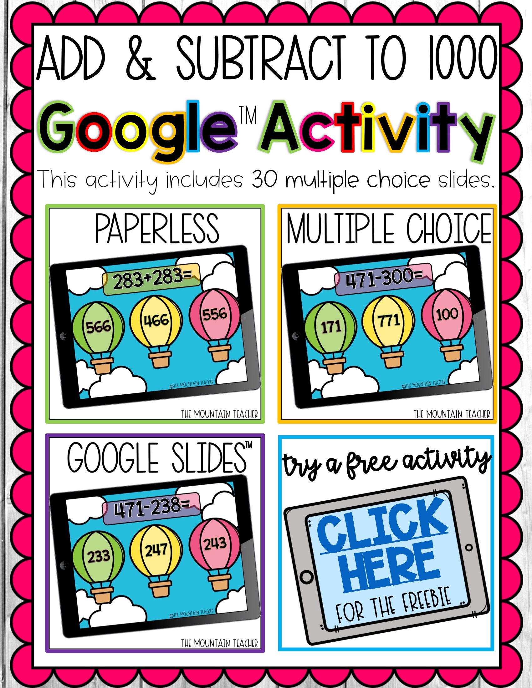 3 Digit Addition and Subtraction with Regrouping | Google Slides Math ...