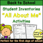 Student Inventories - Back to School Get to Know Me Activities | Made ...