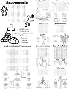 Catholic Word Search Puzzles - Made By Teachers